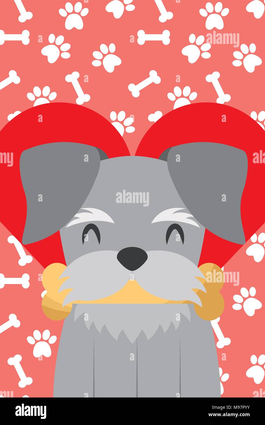 Cute little dog with one eye Stock Vector Images - Alamy