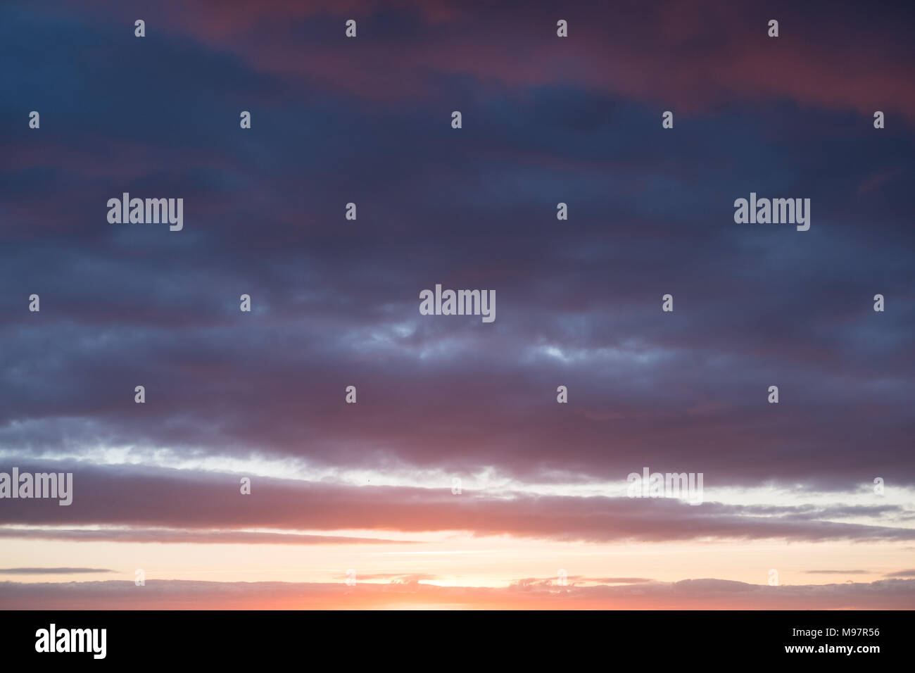 Colorful Sunset Sky Stock Photo - Alamy