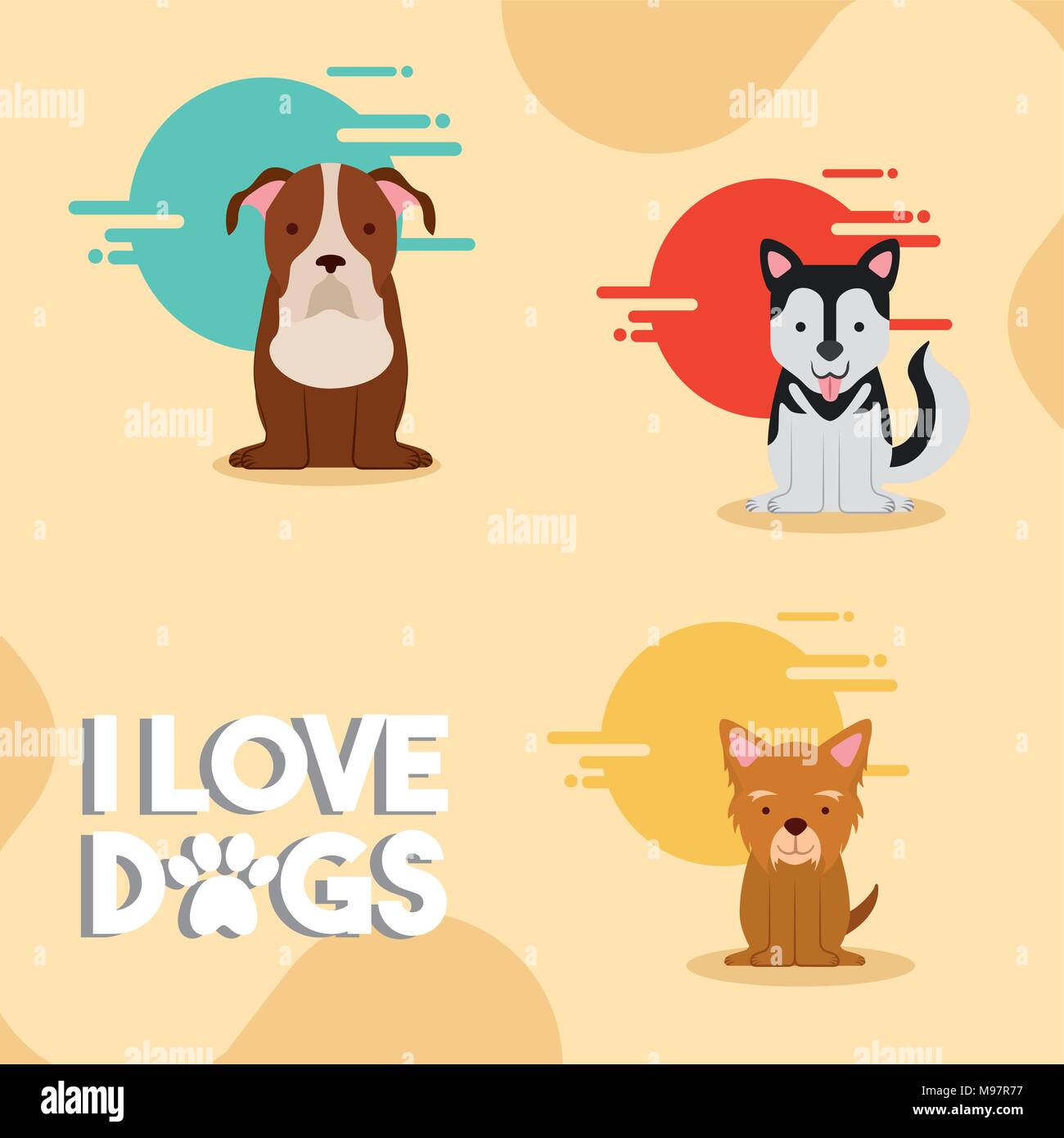 Small size dog Stock Vector Images - Alamy
