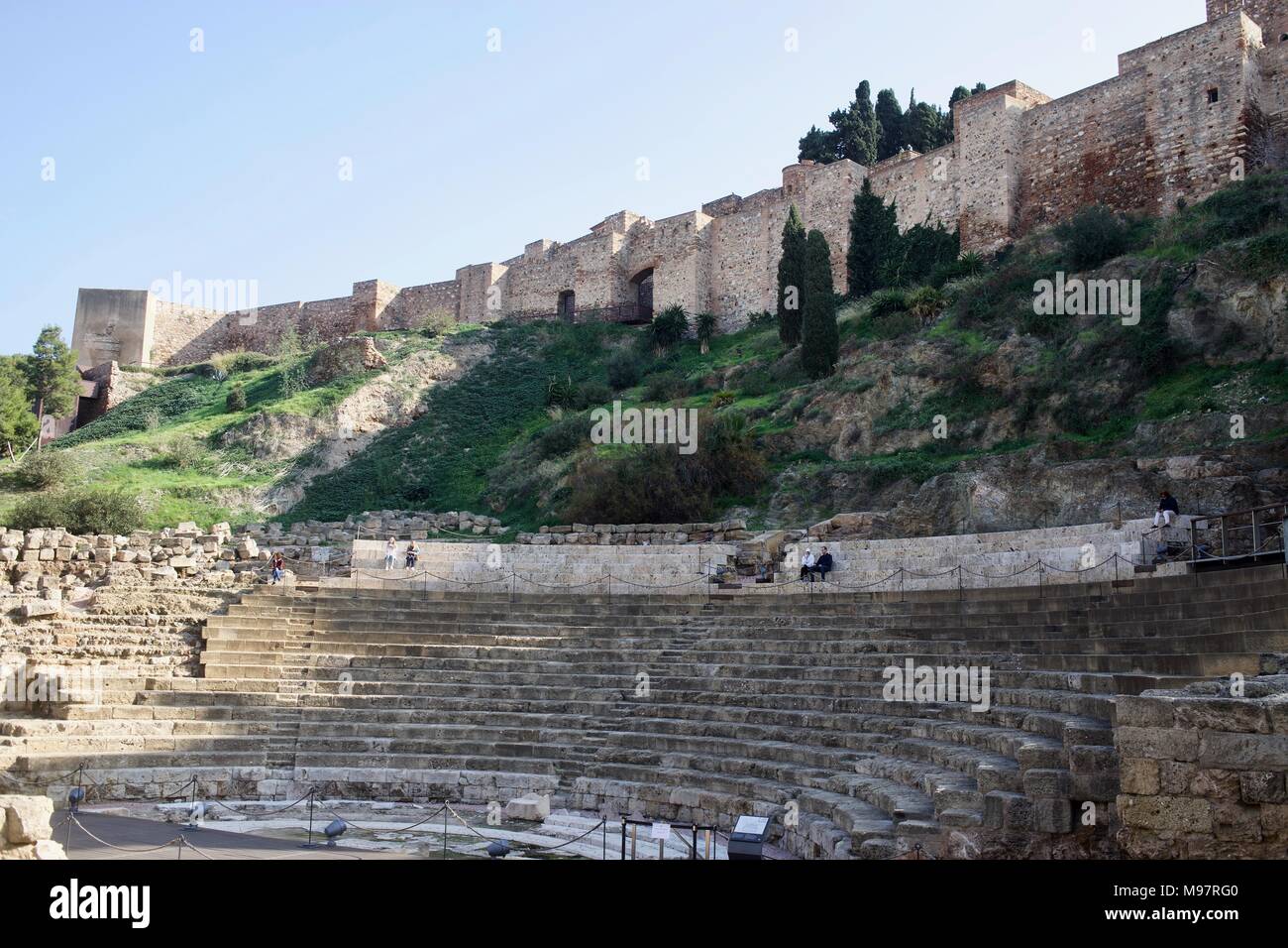 Malaga, Spain in winter, January Stock Photo - Alamy