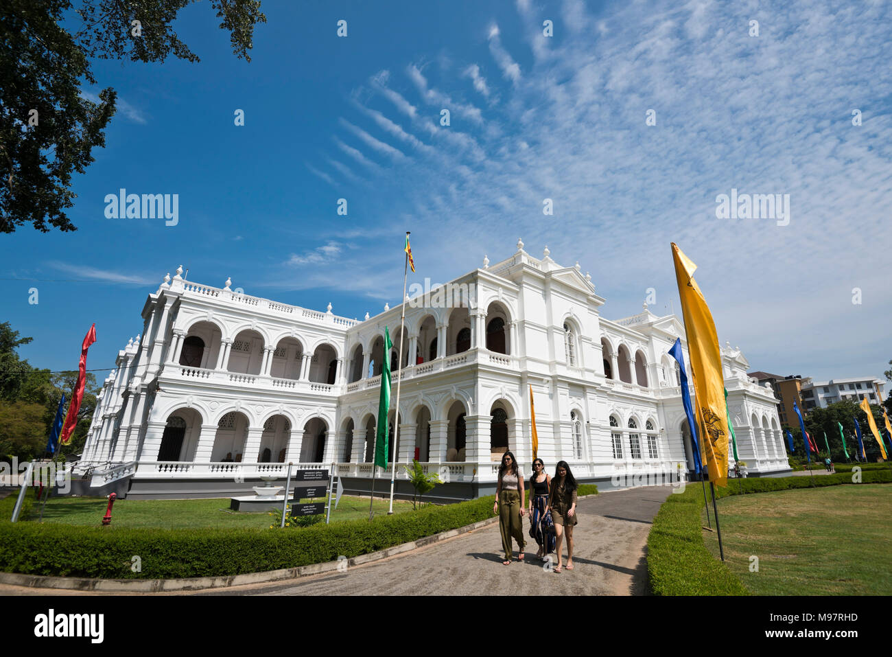 Horizontal view of the National Museum of Colombo, aka the Sri Lanka ...