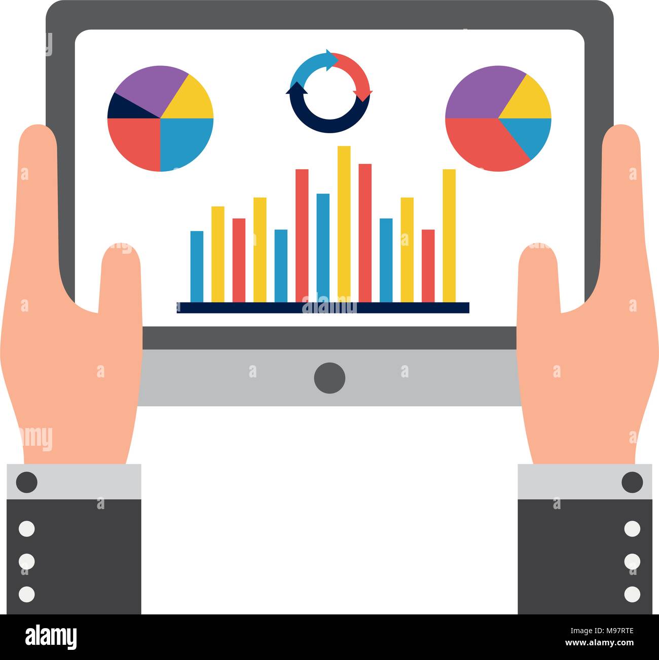 Bar graphs diagrams financial Stock Vector Images - Alamy