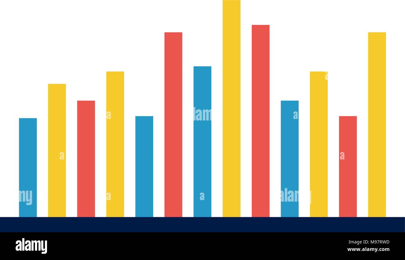statistics business bar graph diagram image Stock Vector Image & Art ...