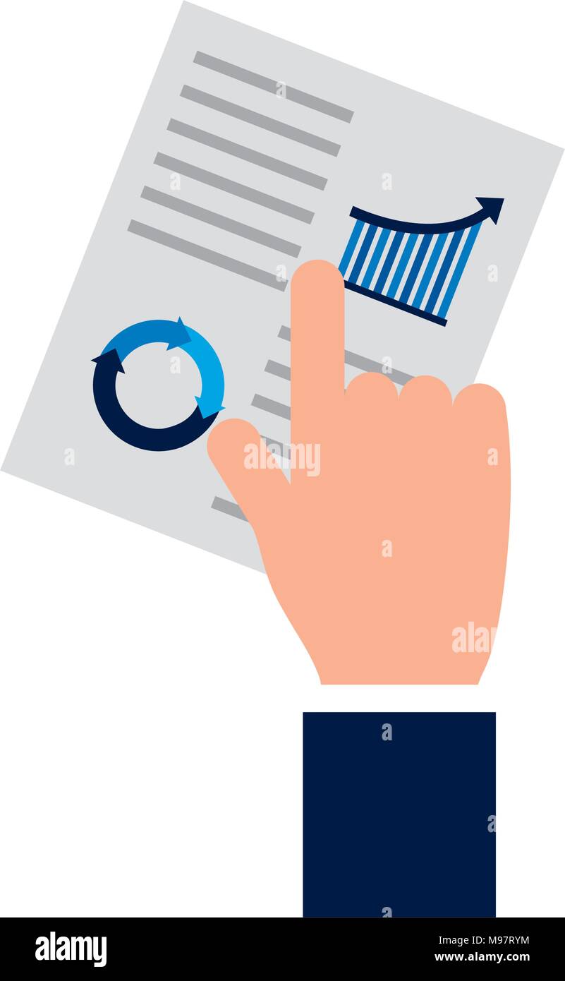 Finger pointing document Stock Vector Images - Alamy