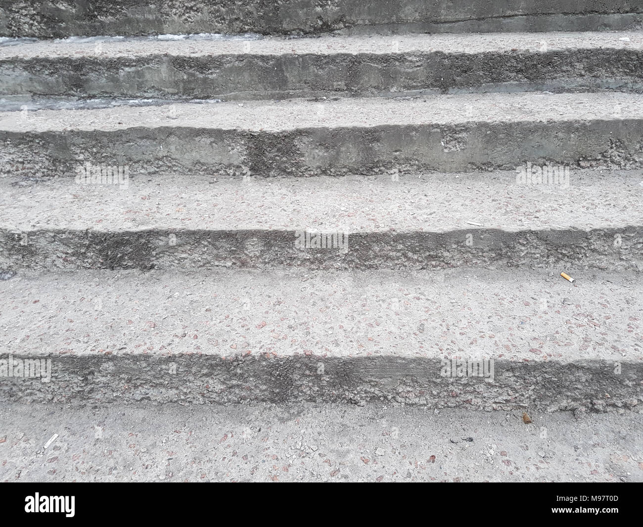 Abstract striped grunge texture of asphalt steps, from alternating ...
