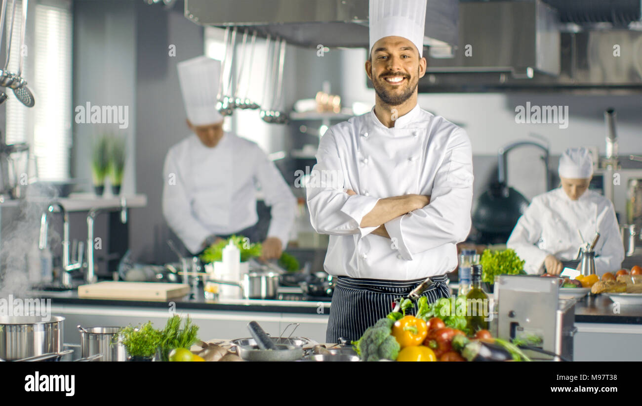 Kitchen staff uniform hi-res stock photography and images - Alamy