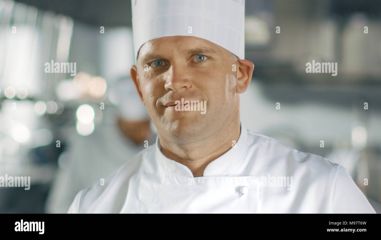 Close up famous chef smiling hi-res stock photography and images - Alamy