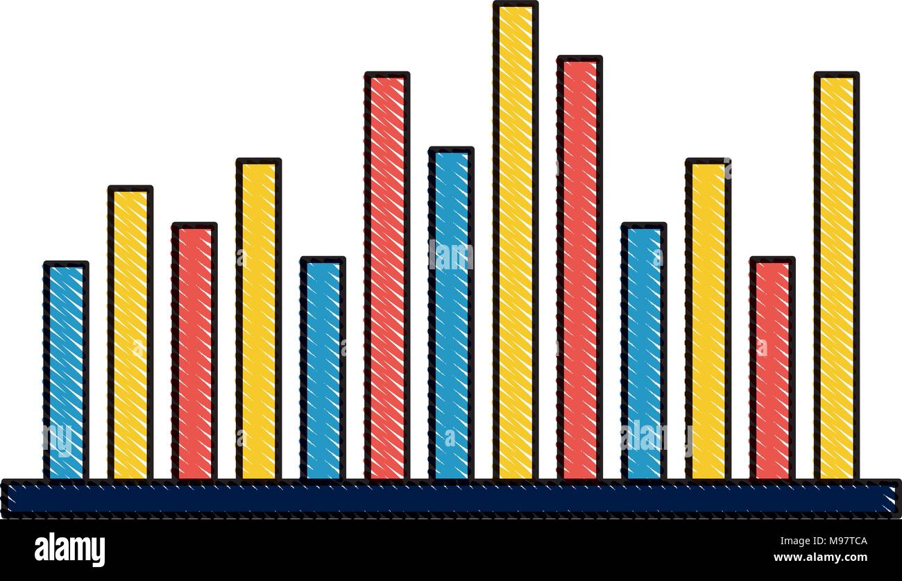 statistics business bar graph diagram image Stock Vector Image & Art ...