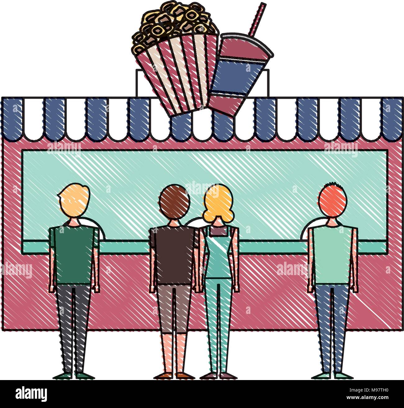 People fair vintage Stock Vector Images - Alamy