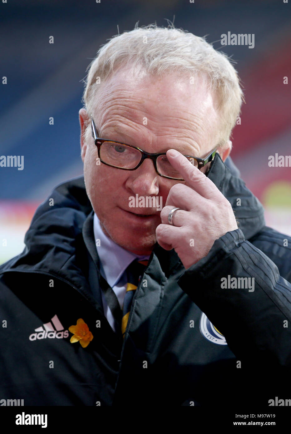 Scotland manager Alex McLeish before the international friendly match ...