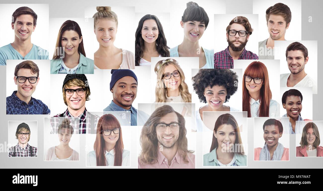 Illustration different race people together hi-res stock photography ...