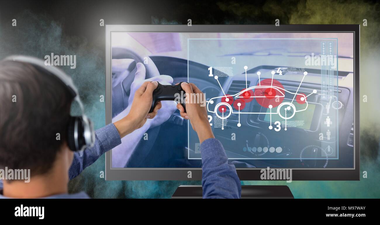 3d mechanic holding computer hi-res stock photography and images - Alamy