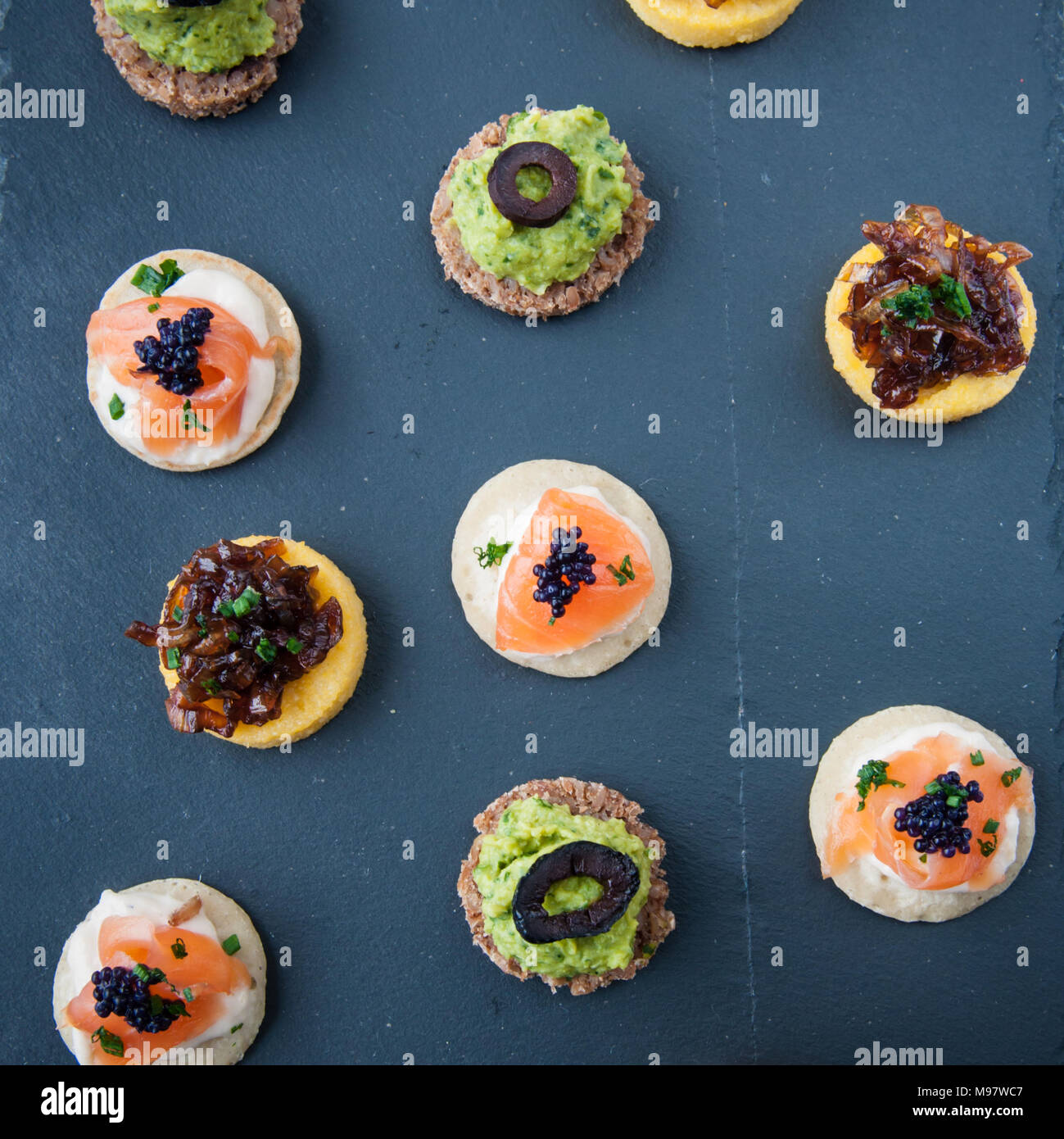 Serving canapes hi-res stock photography and images - Alamy