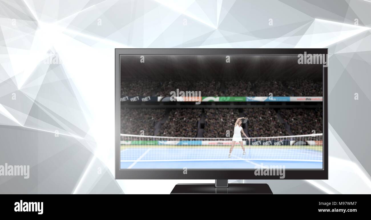 Tennis tv hi-res stock photography and images - Alamy