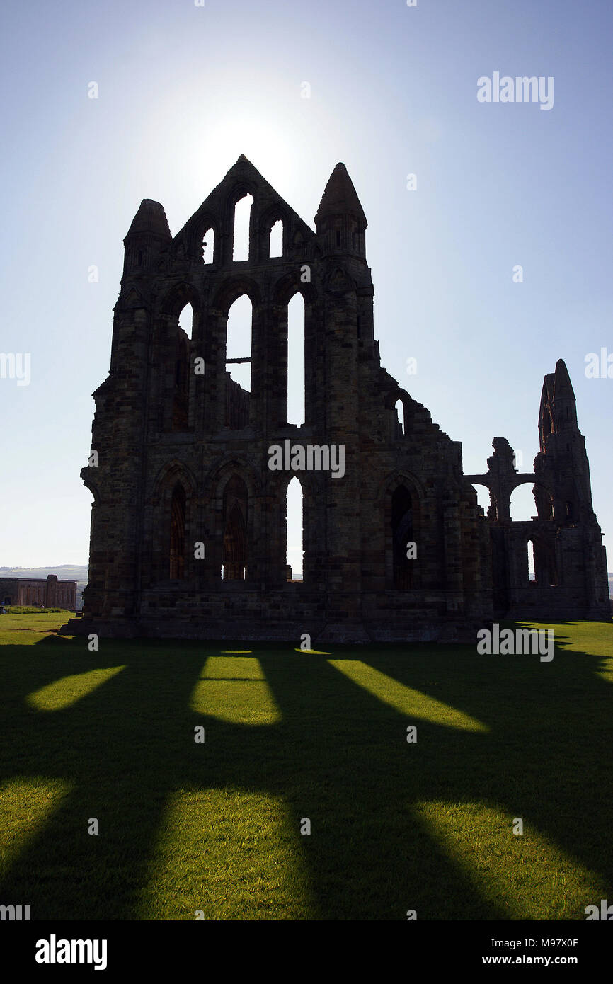 Whitby abbey sunset hi-res stock photography and images - Alamy