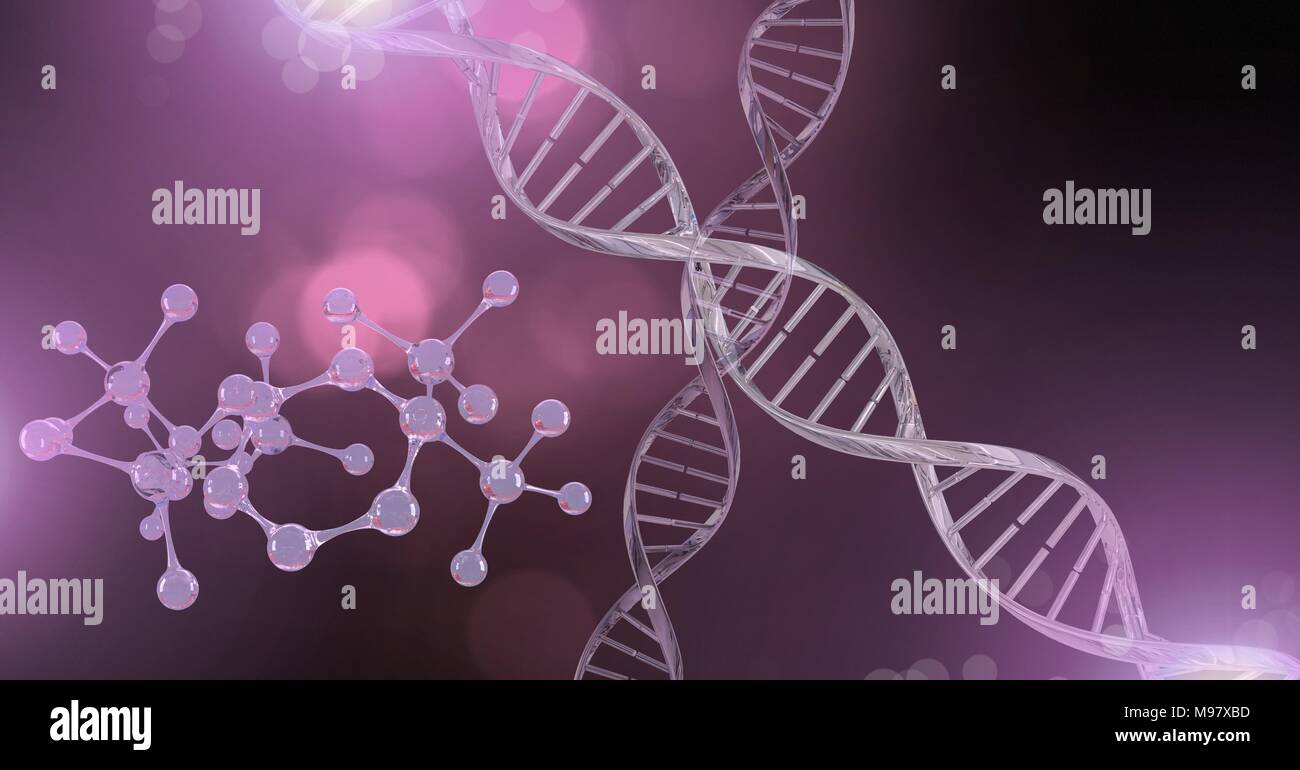 Genetic DNA sparkles Stock Photo - Alamy