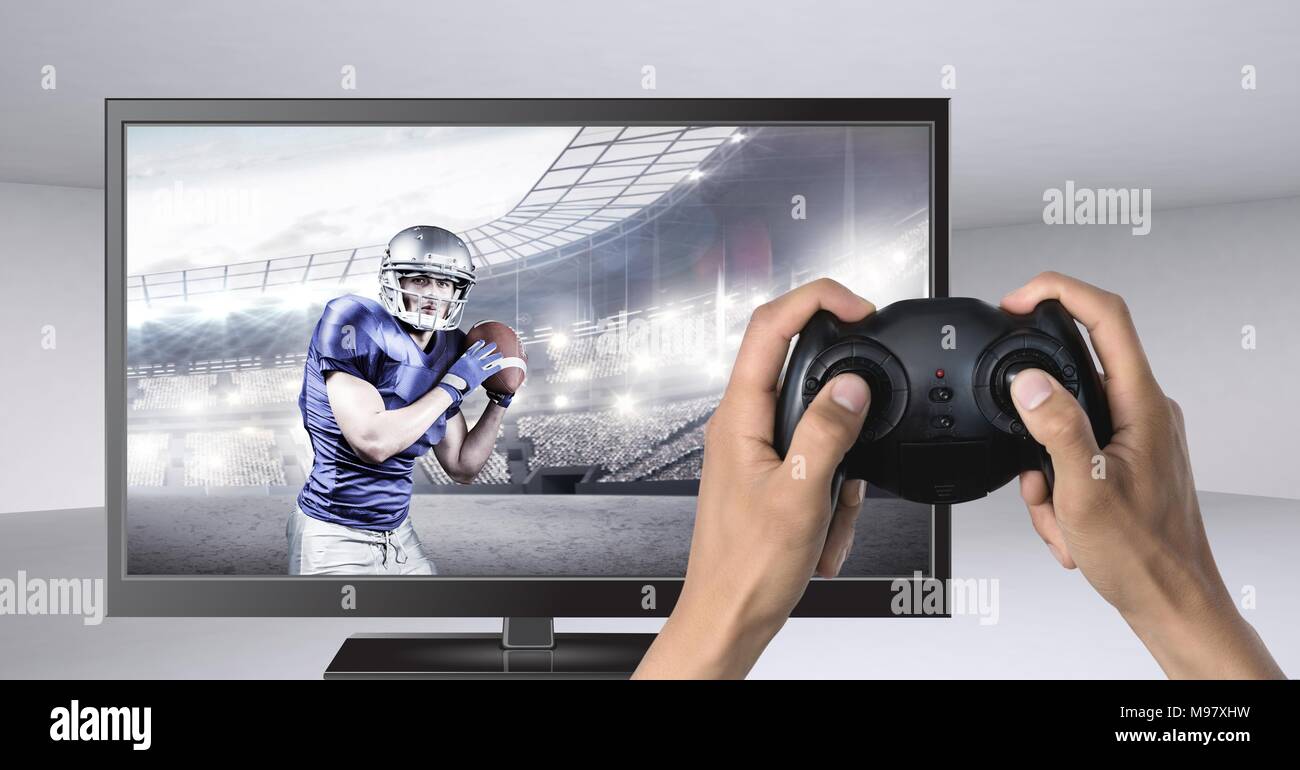 Football console hi-res stock photography and images - Alamy