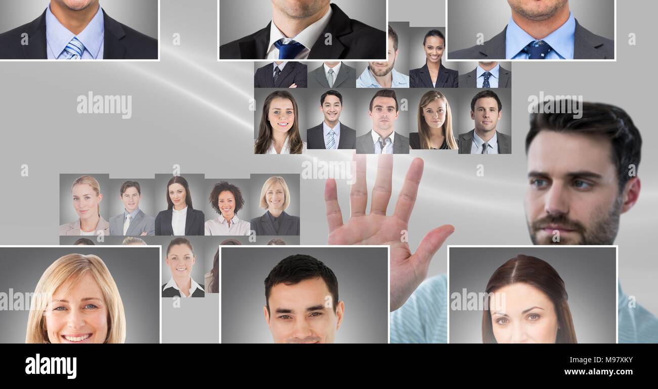 Portrait profiles different people hi-res stock photography and images ...