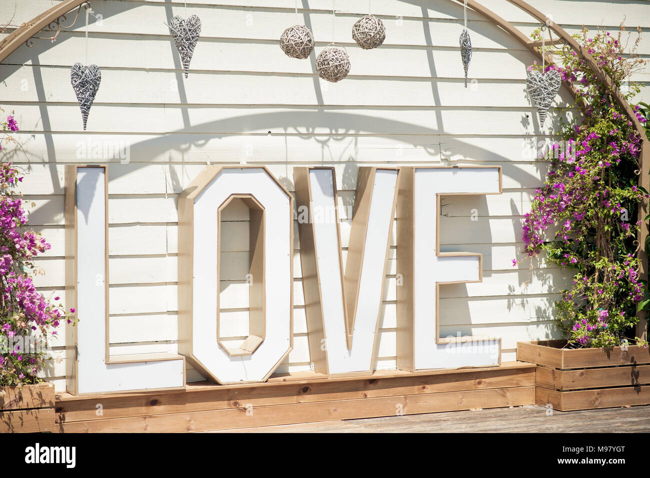 Memorable signs for an unforgettable wedding Stock Photo - Alamy