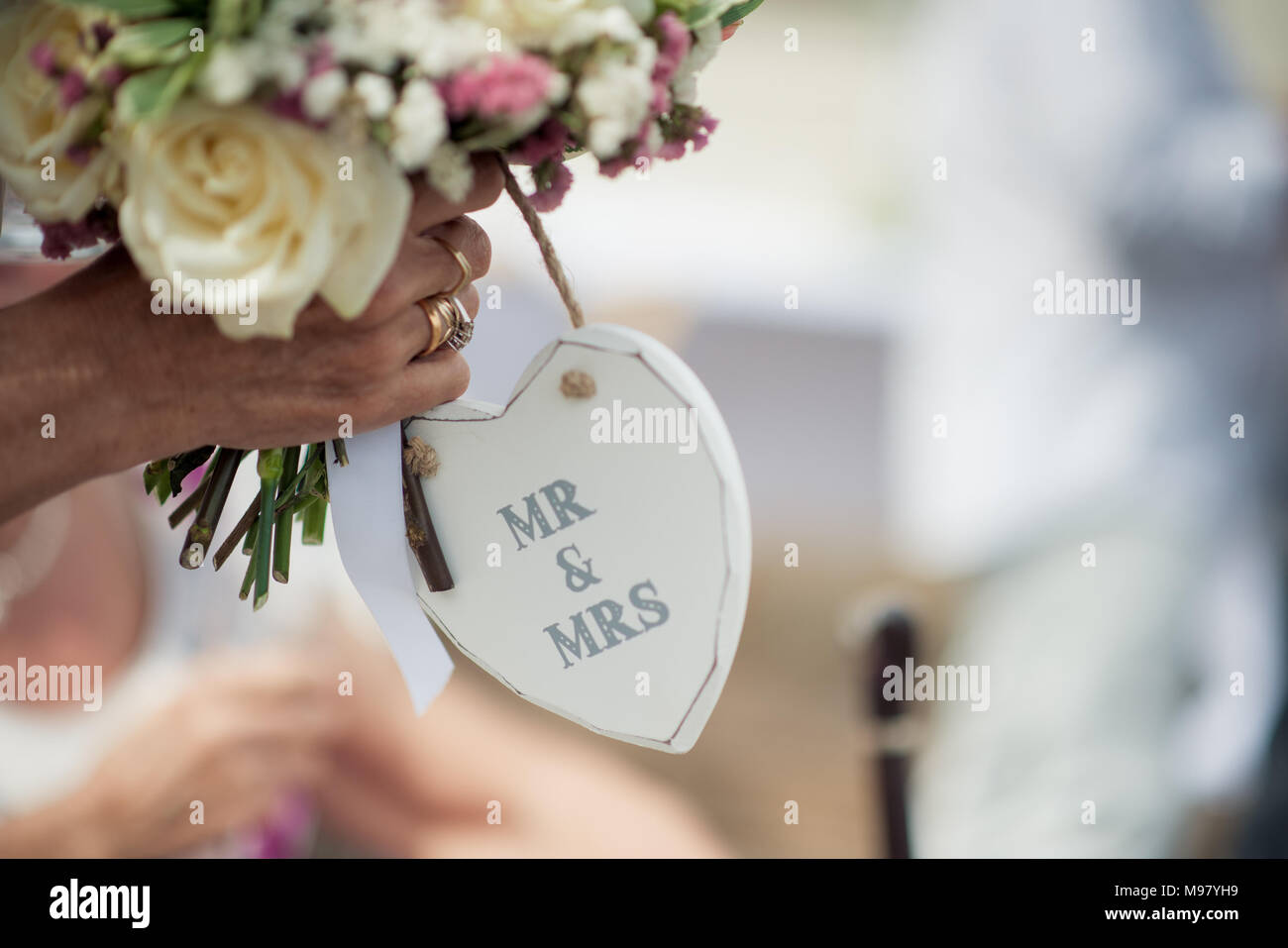 Memorable signs for an unforgettable wedding Stock Photo - Alamy