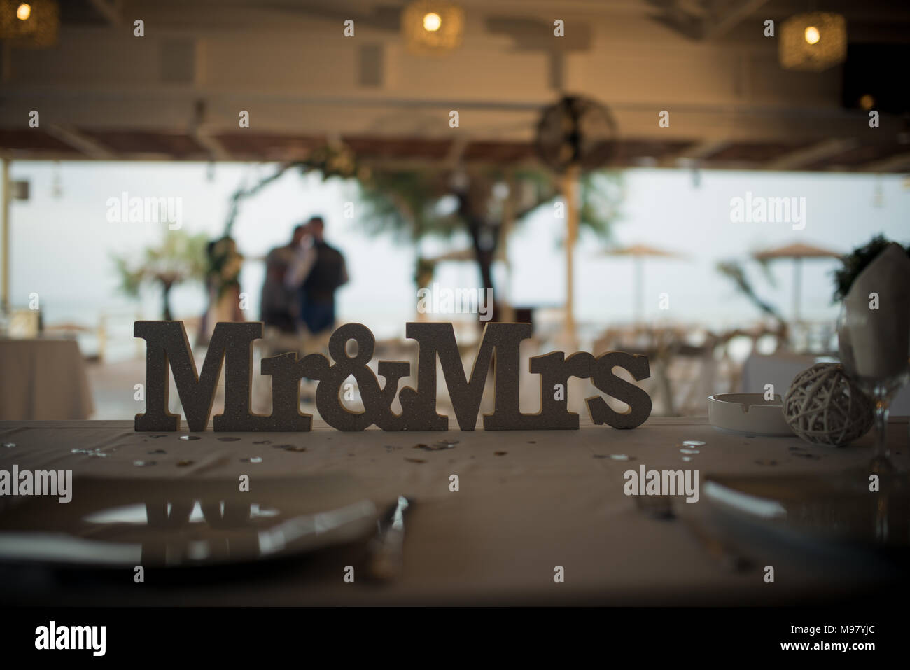 Memorable signs for an unforgettable wedding Stock Photo - Alamy