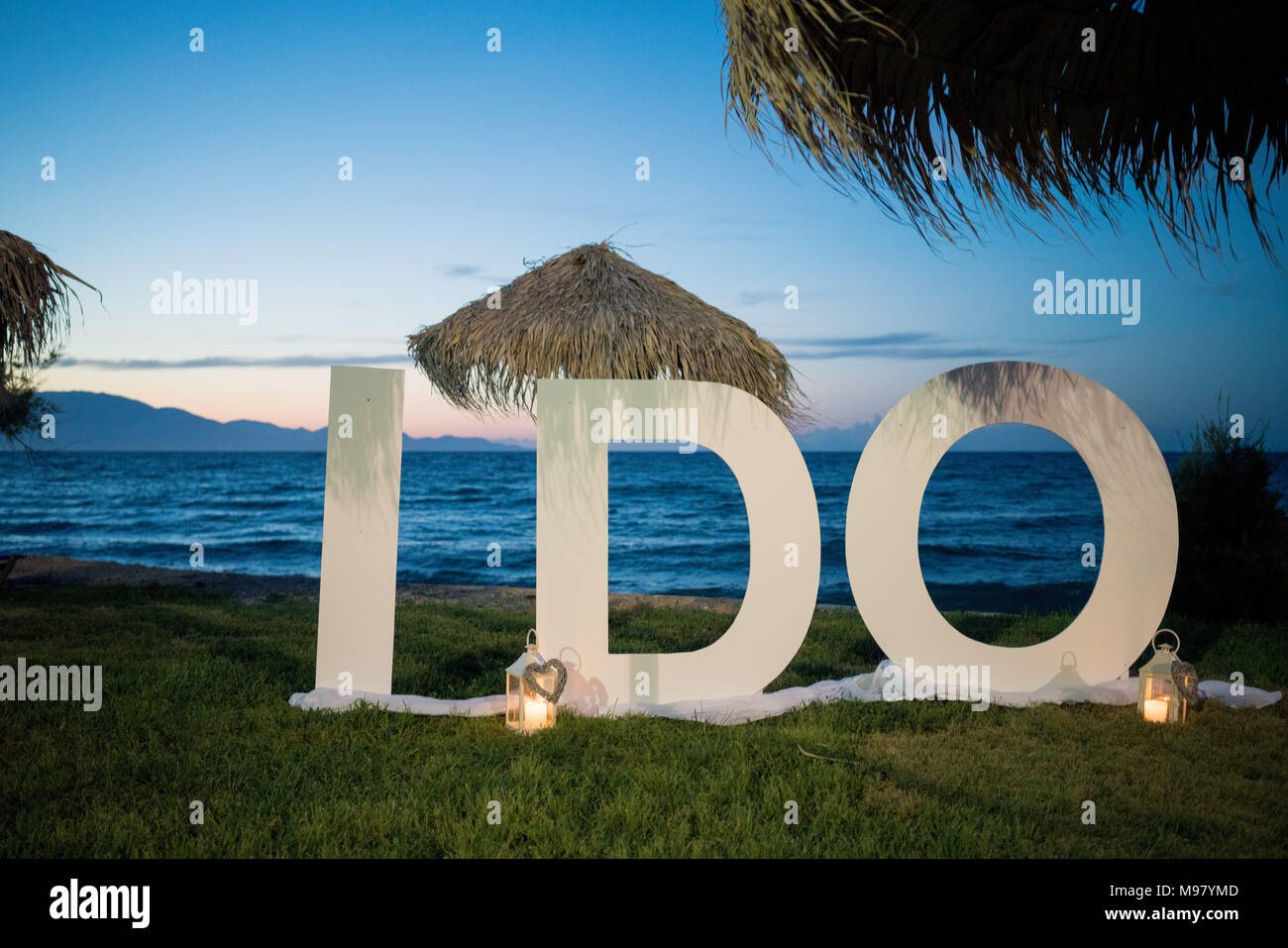 Memorable signs for an unforgettable wedding Stock Photo - Alamy