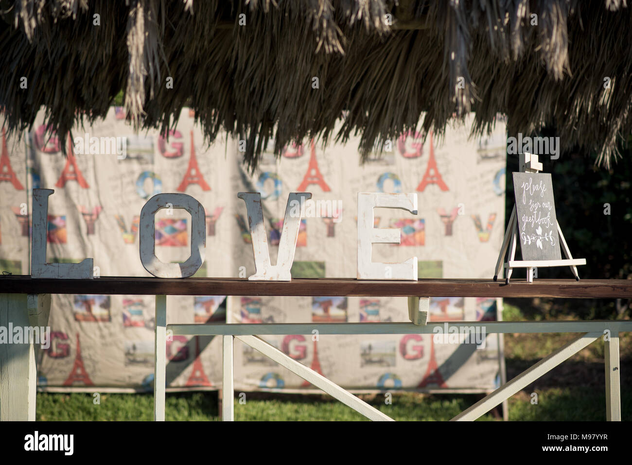 Memorable signs for an unforgettable wedding Stock Photo - Alamy