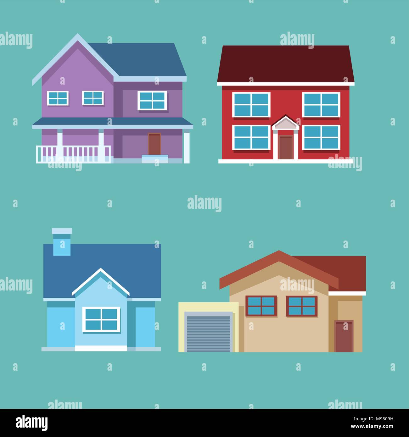 House cartoons collection Stock Vector Image & Art - Alamy