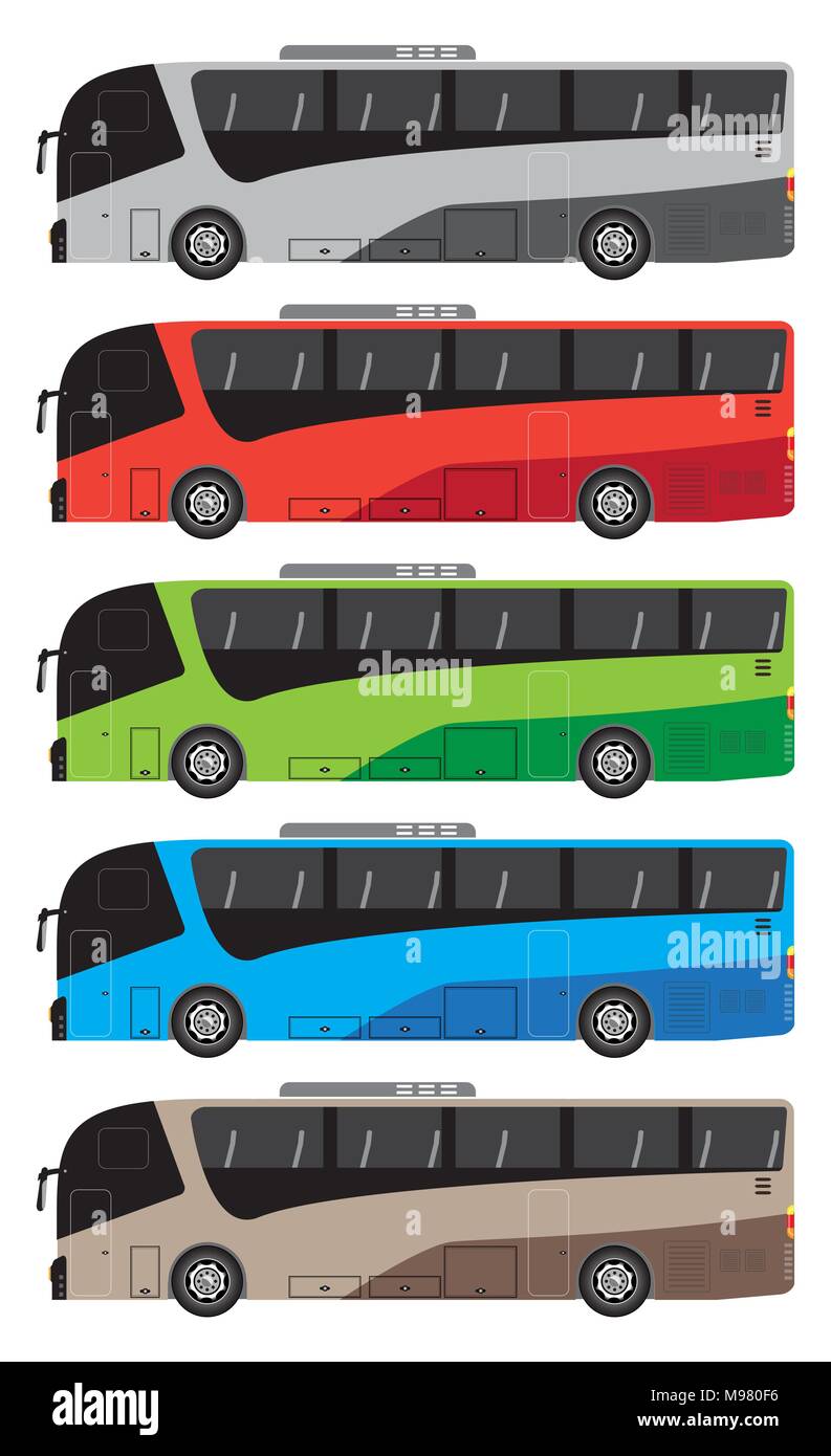 12 meter bus Stock Vector Images - Alamy