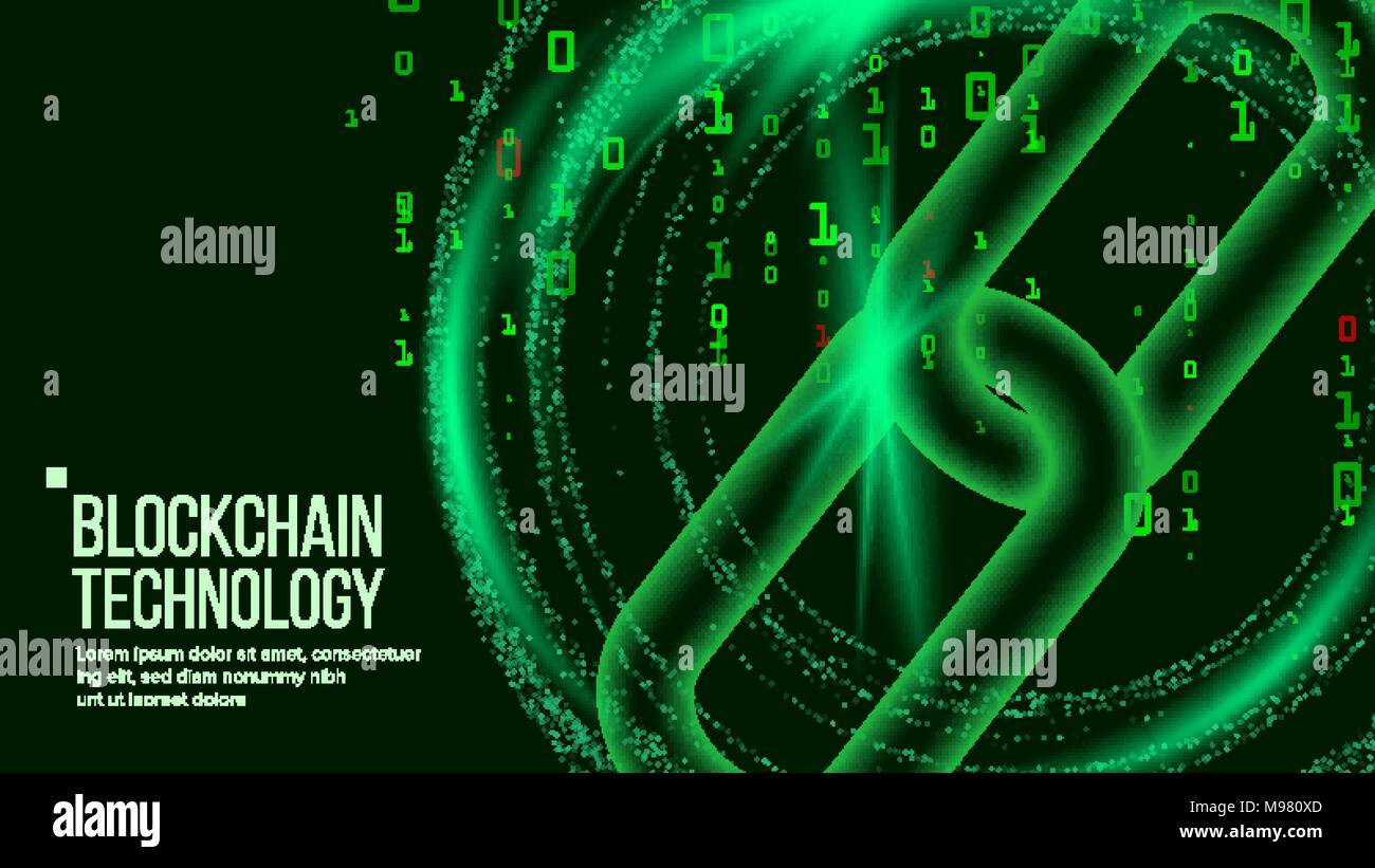 Blockchain Vector. Distributed Ledger Technology. Network Background ...