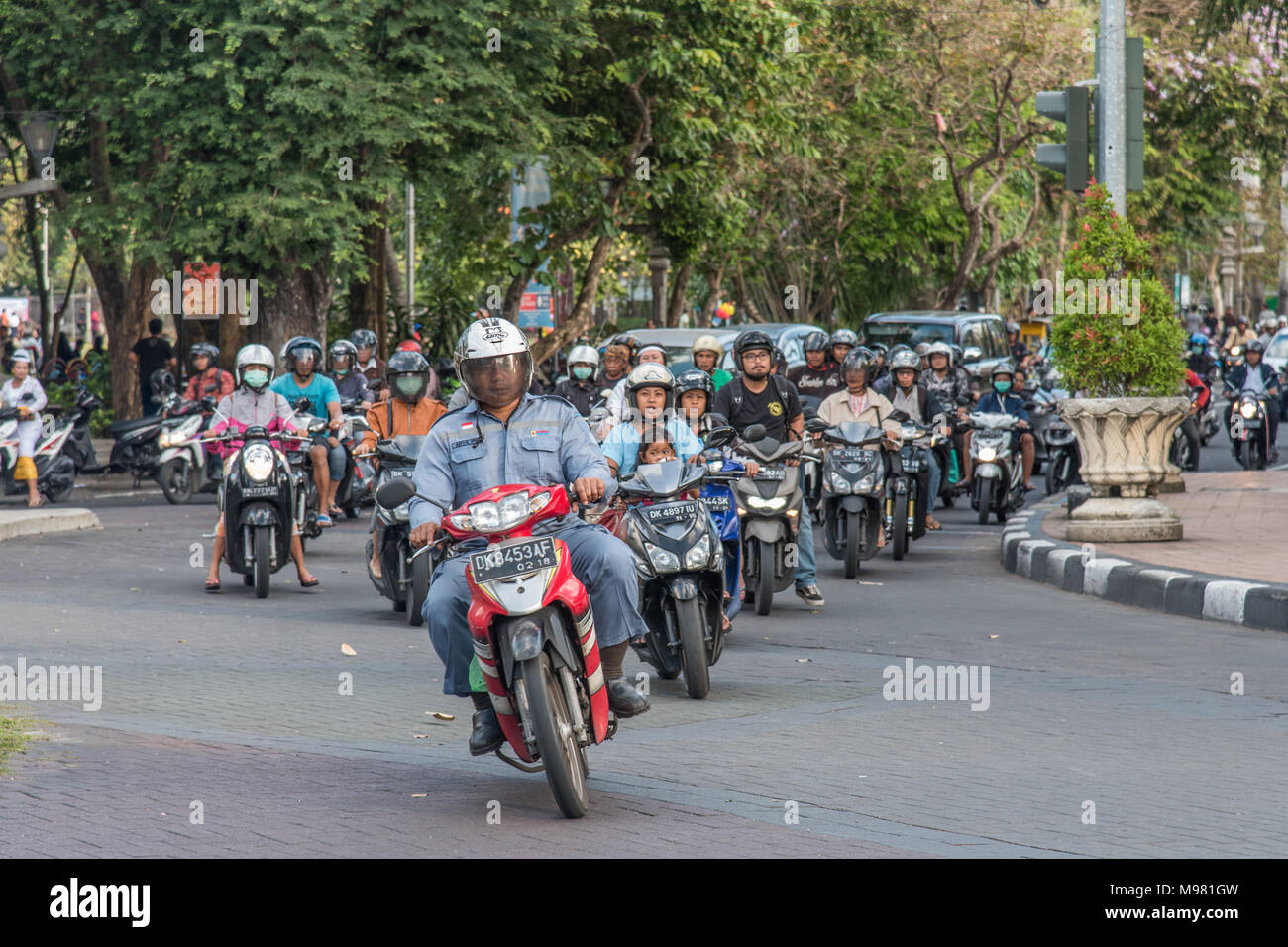Daily life on Bali Indonesia Stock Photo - Alamy
