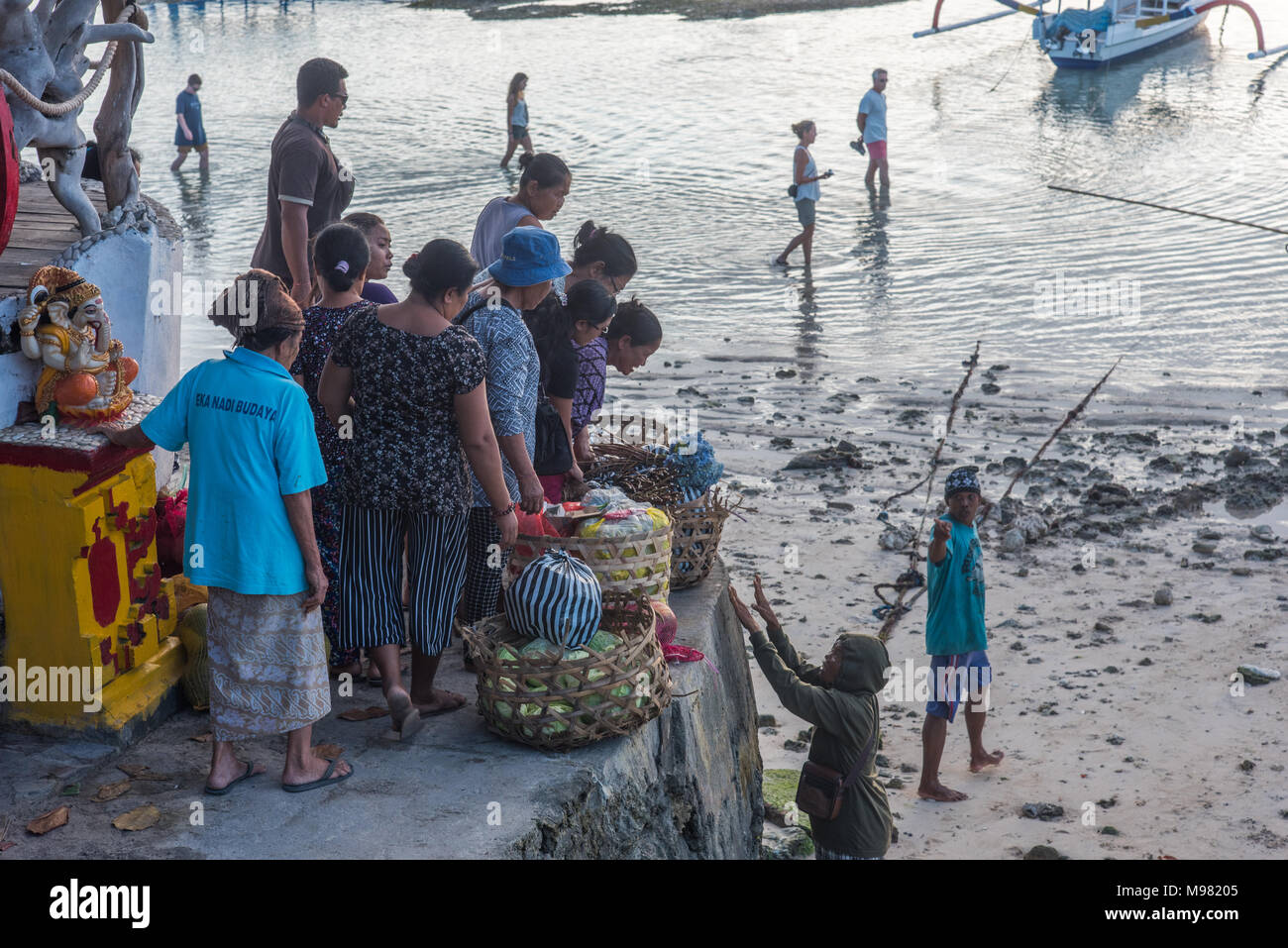 Daily life on Bali Indonesia Stock Photo - Alamy