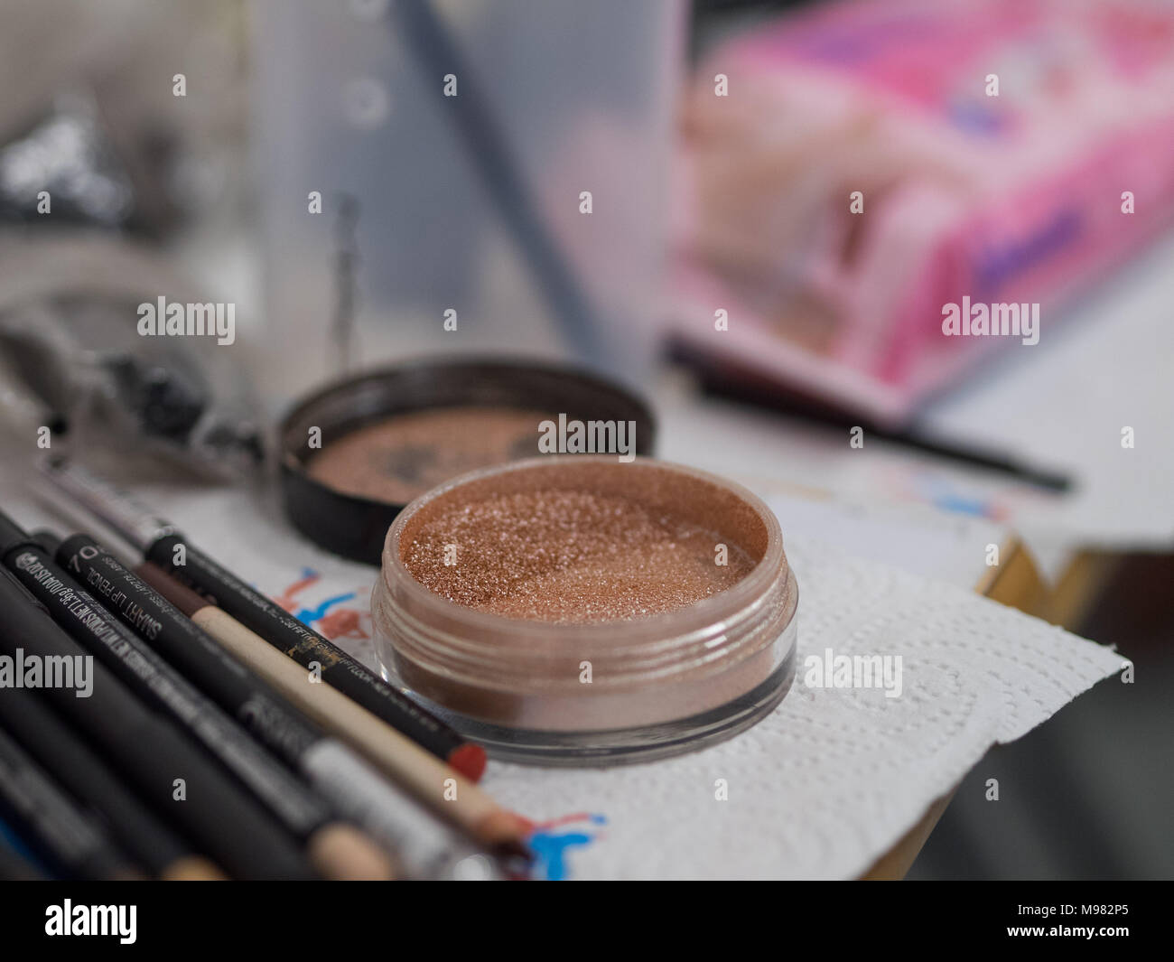 Backstage at fashion show hi-res stock photography and images - Alamy