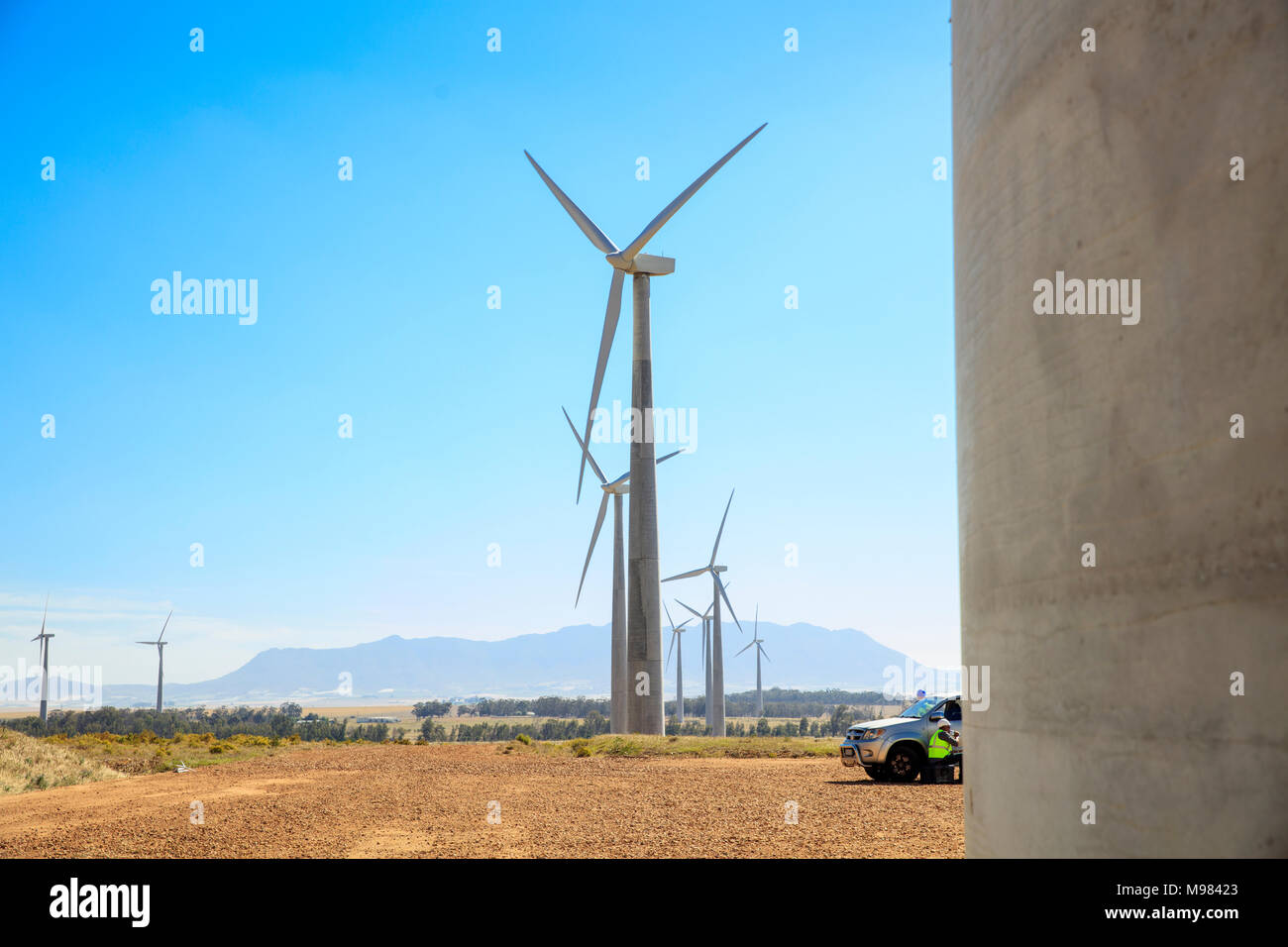 Wind power plant africa hi-res stock photography and images - Alamy