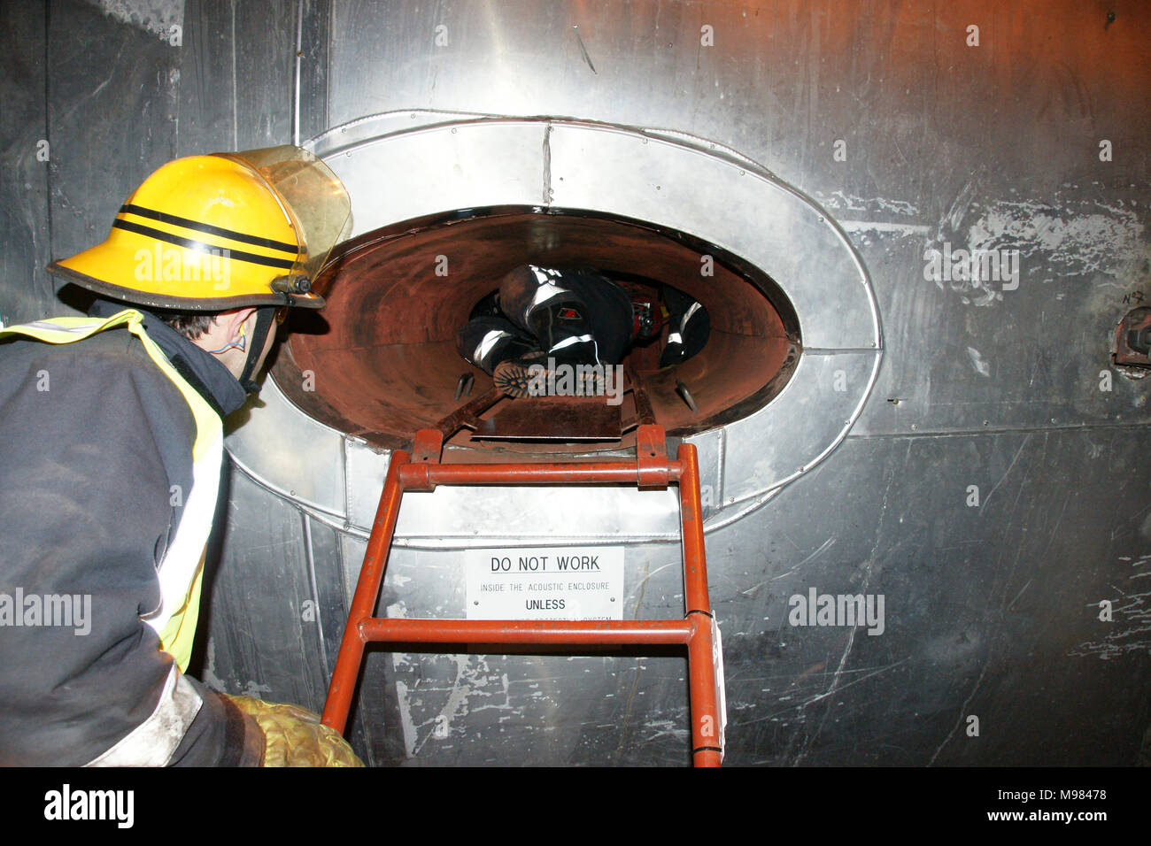 Confined space search and rescue training hi-res stock photography and ...