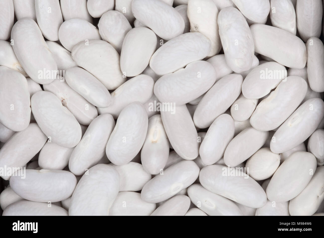 Raw white beans. Healthy food. Legumes Stock Photo - Alamy