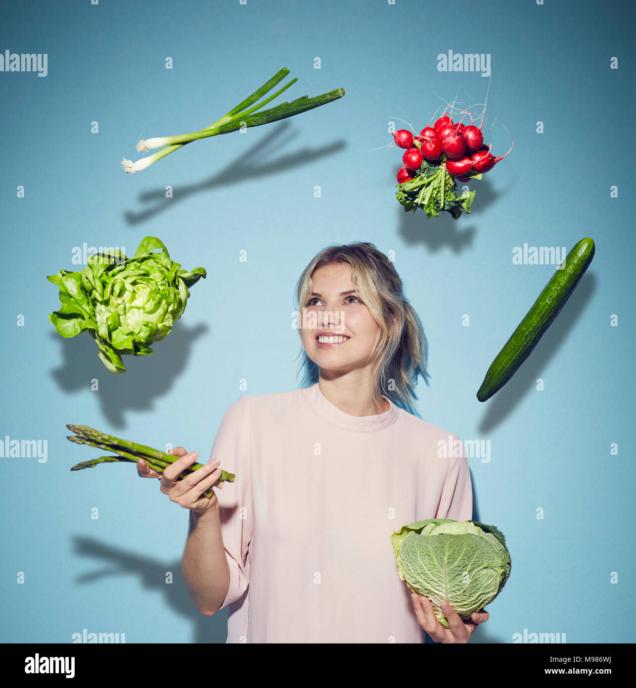 Woman Juggling High Resolution Stock Photography and Images - Alamy
