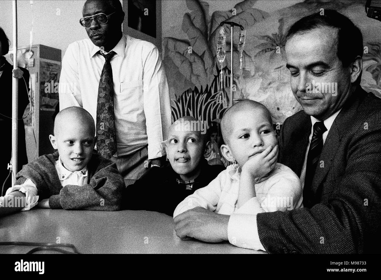 French astronaut Patrick Baudry meets children with cancer, Lyon ...