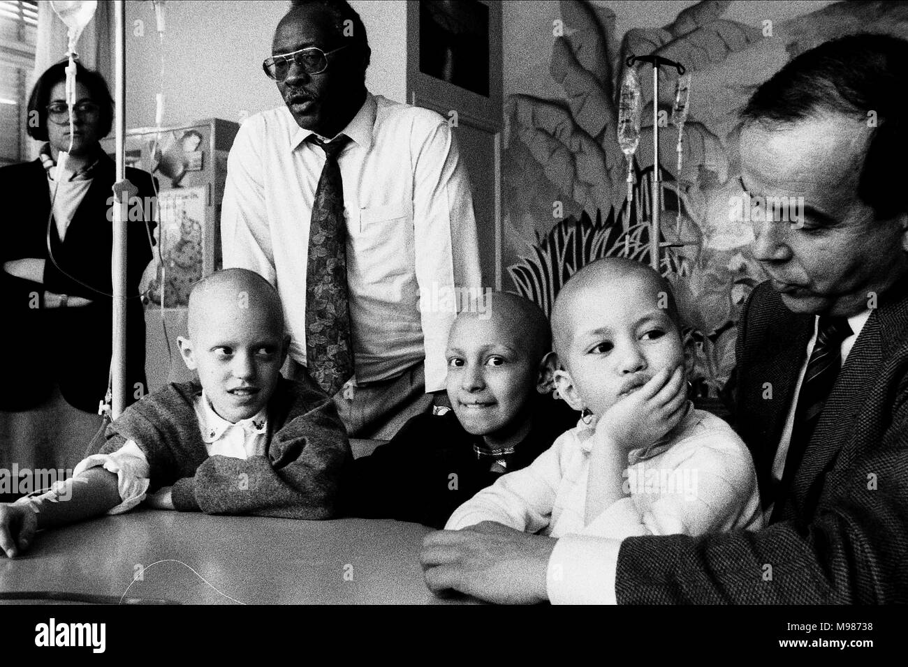 French astronaut Patrick Baudry meets children with cancer, Lyon ...