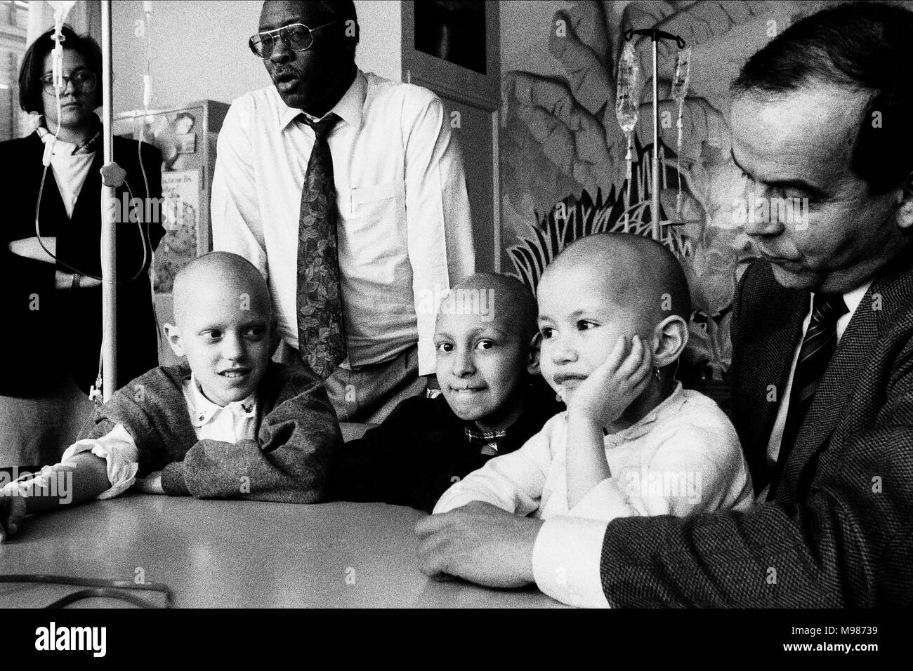 French astronaut Patrick Baudry meets children with cancer, Lyon ...