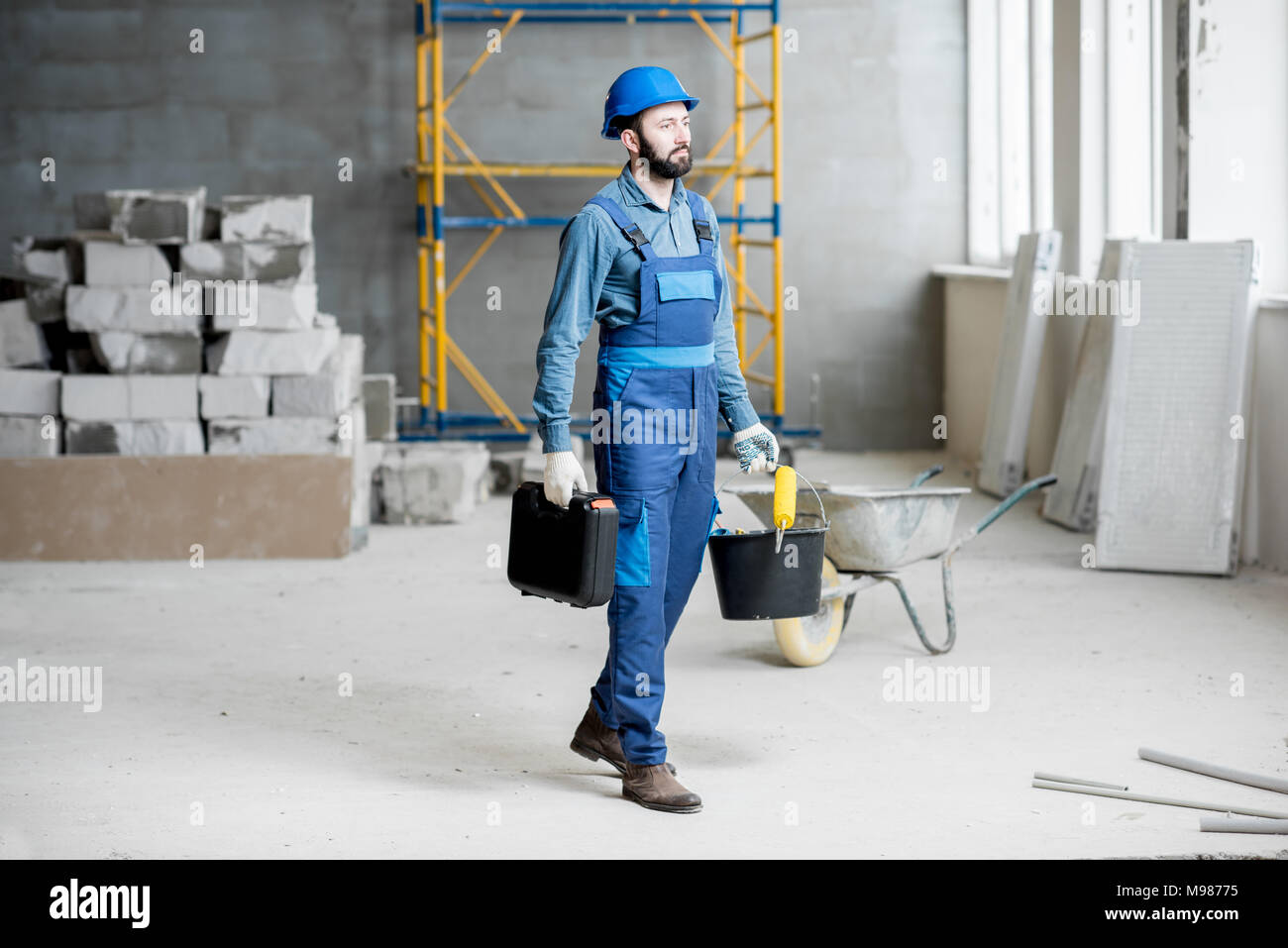 Builder instruments hi-res stock photography and images - Alamy