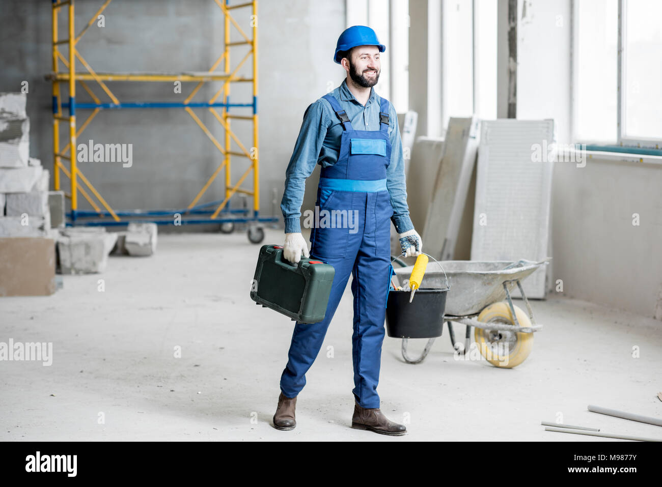 Builder instruments hi-res stock photography and images - Alamy