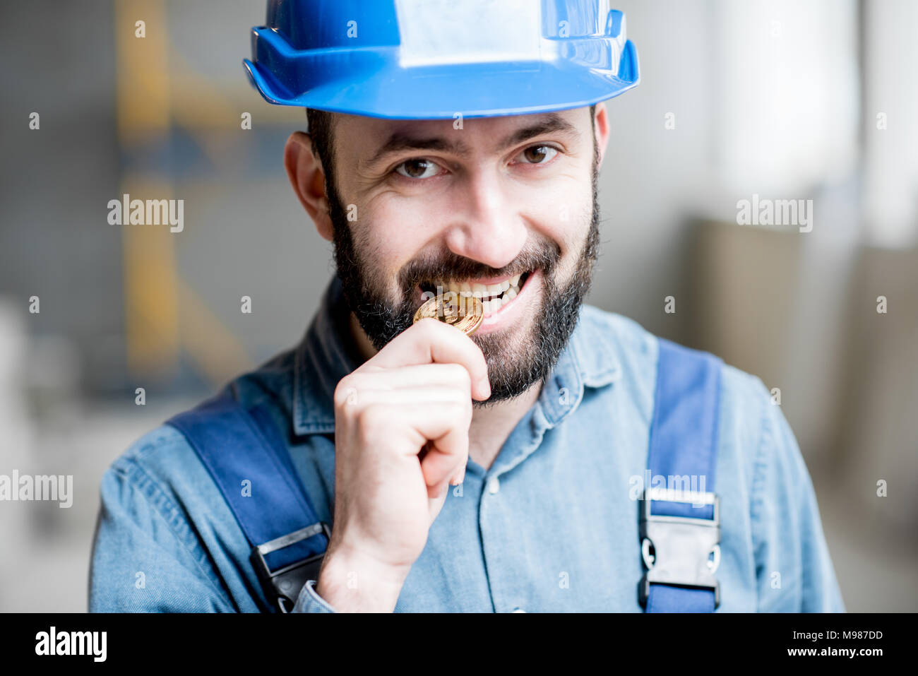 Biting Gold Coin High Resolution Stock Photography and Images - Alamy