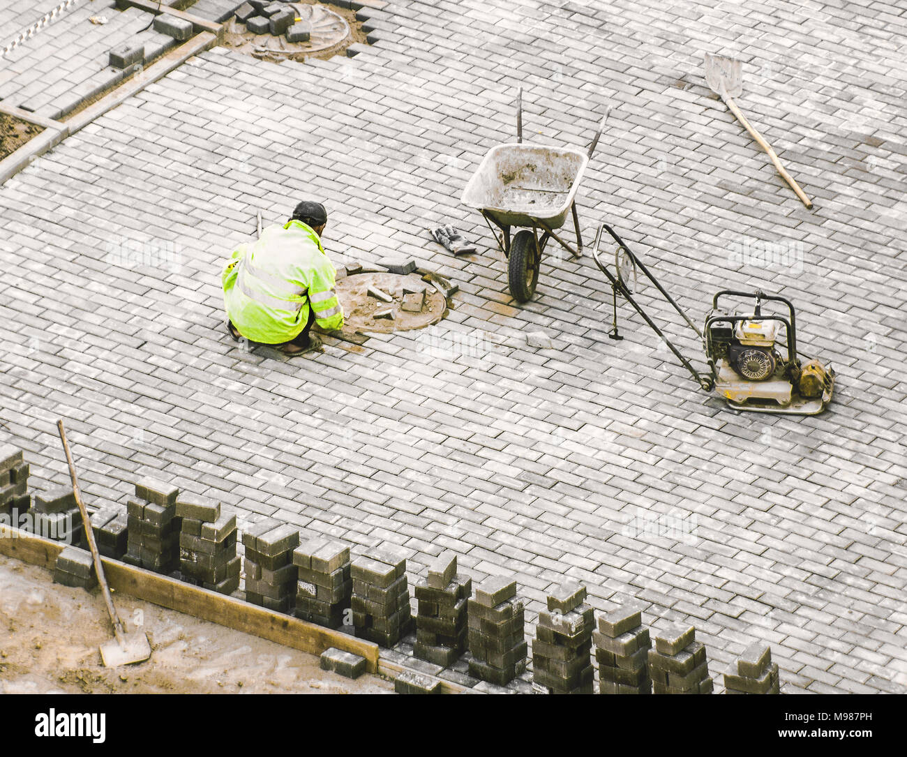 Paving work hi-res stock photography and images - Alamy