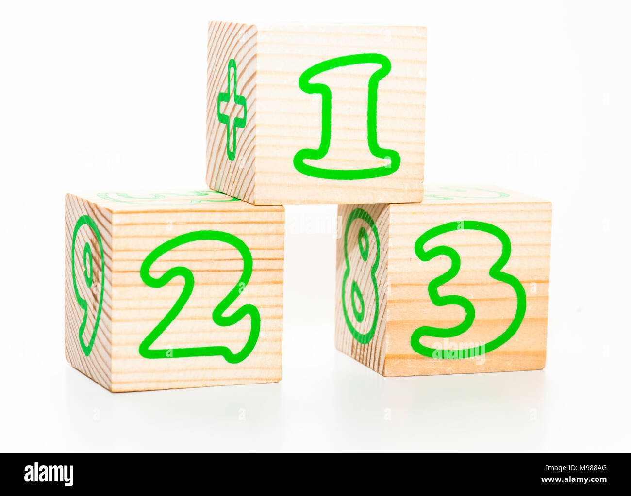 Wood carved numbers hi-res stock photography and images - Alamy