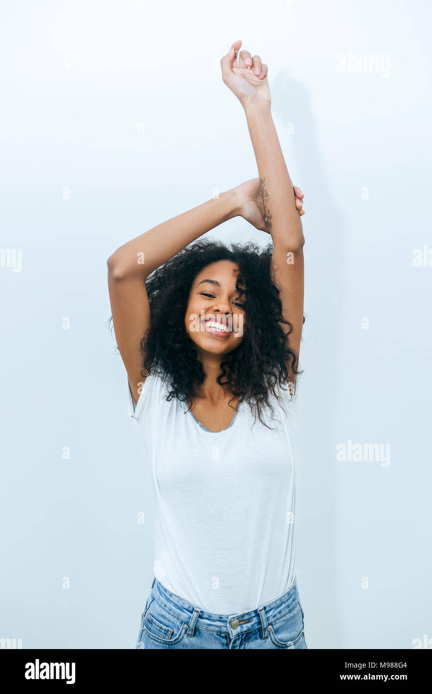 Dancing laughing fun hi-res stock photography and images - Alamy