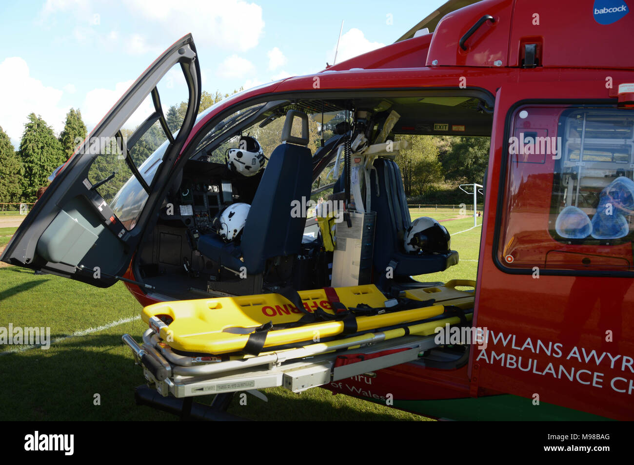 Nhs ambulance stretcher hi-res stock photography and images - Alamy
