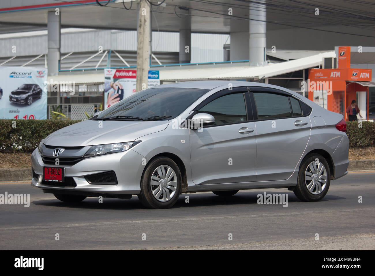 CHIANG MAI, THAILAND -MARCH 2 2018: Private Honda City Compact car ...