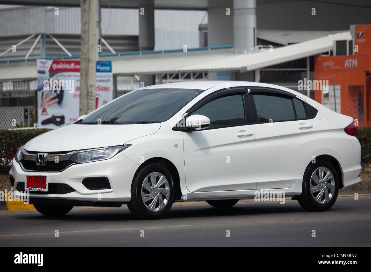 CHIANG MAI, THAILAND -MARCH 2 2018: Private Honda City Compact car ...