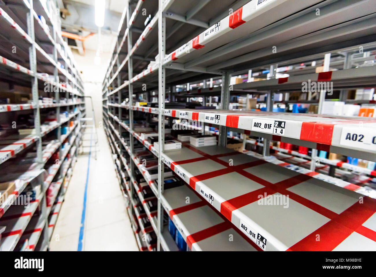 Interior of hardware shop storage Stock Photo - Alamy